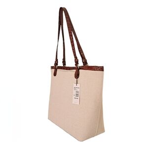 Brahmin | Bags | Brahmin Pecan Pipa Genuine Leather Tote Bag | Poshmark